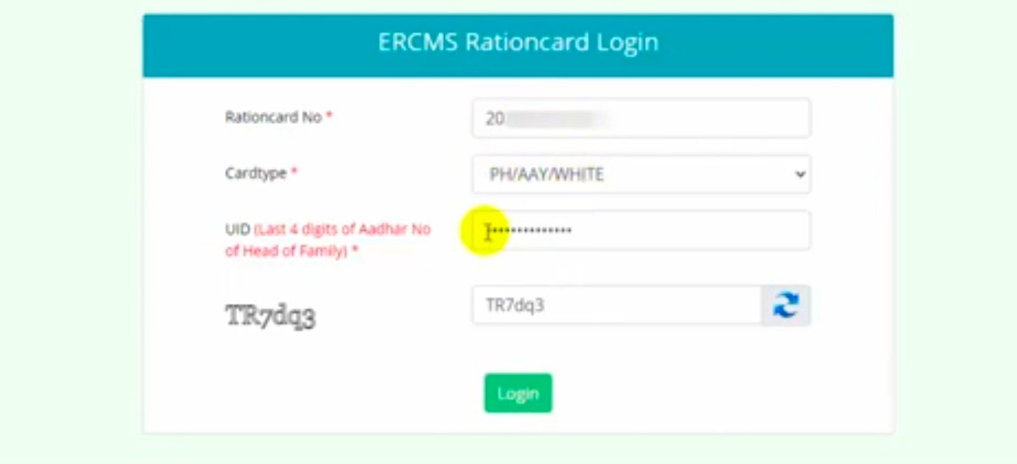 Aahar Jharkhand: Login,Check Ration Card Details and List,Registration ...